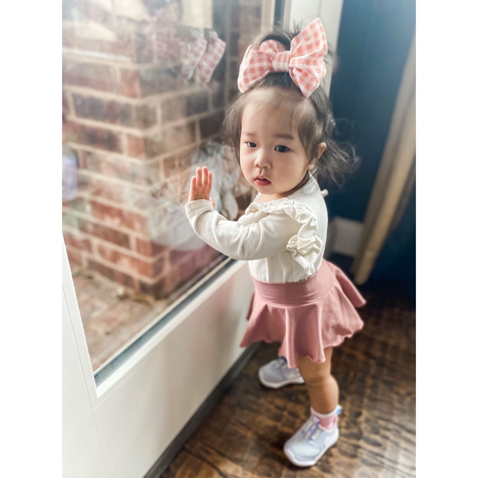 Pink Gingham Julia Clip Stevie Js And Co